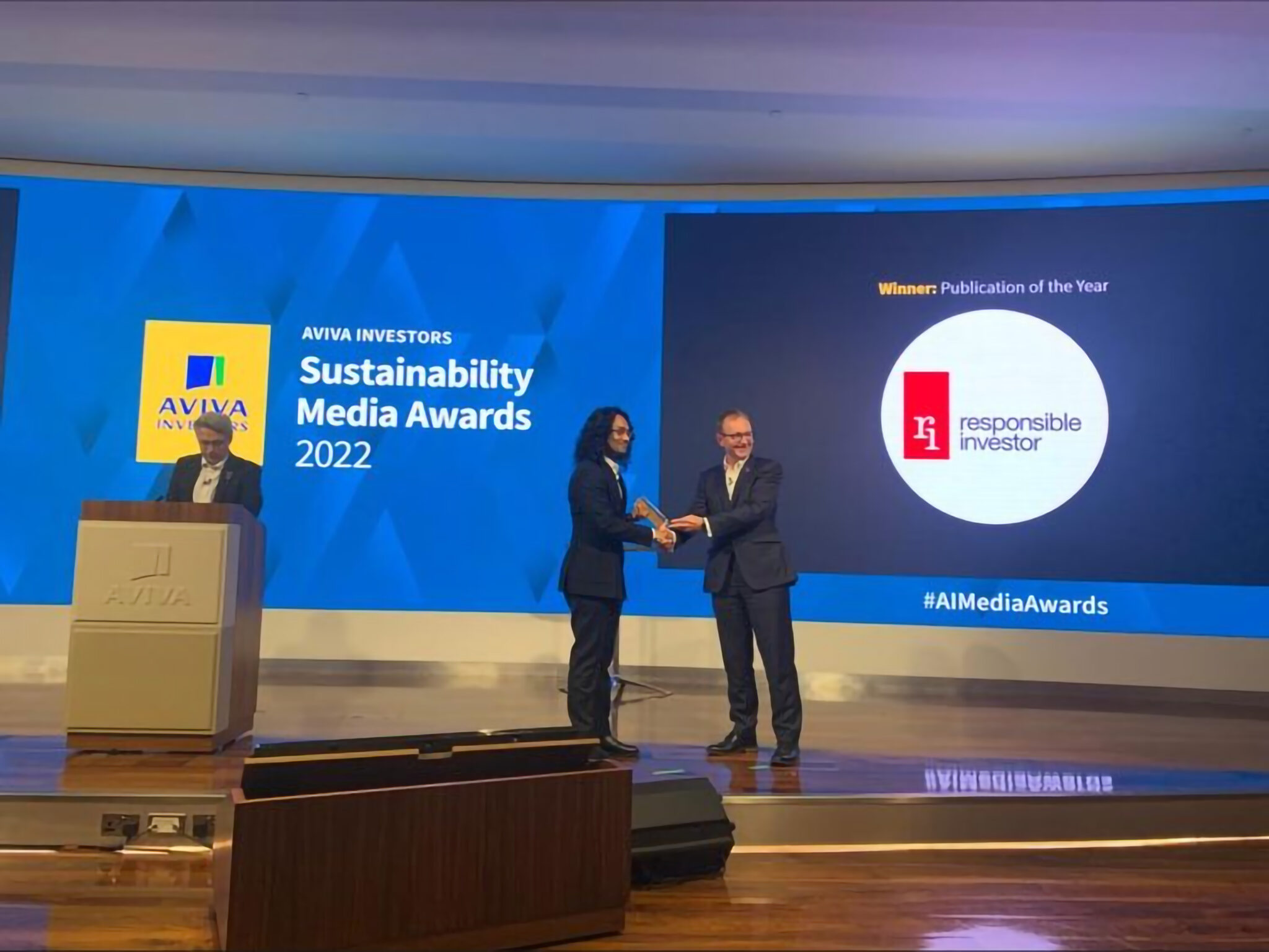 Responsible Investor, Infrastructure Investor shine at Aviva awards ...